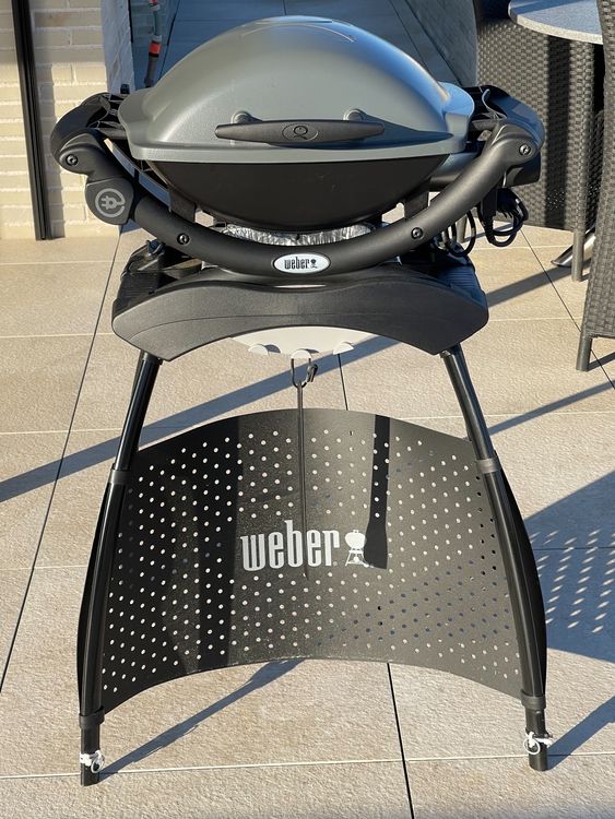 Elektrogrill Weber Q 1400 Dark Grey mit Stand (Gebraucht) in Muri b ...