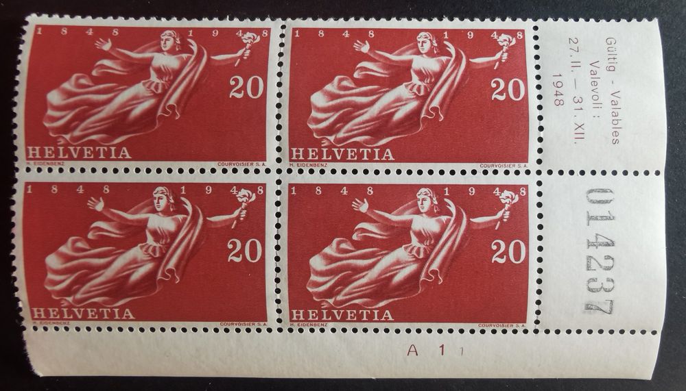SR7 Bloc 4 Timbre Suisse Non Oblitere | Kaufen auf Ricardo