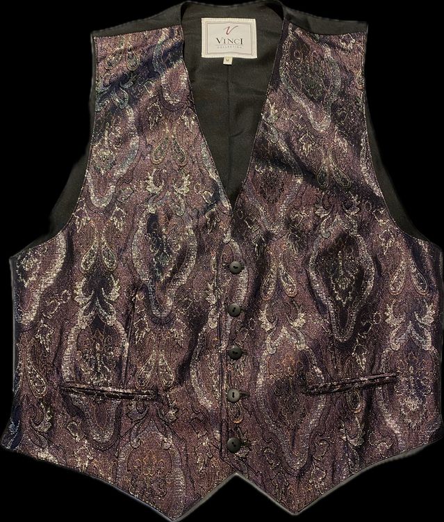 Edle Weste Gr. M Brokat Paisley Muster festlich Hochzeit... (Gebraucht ...