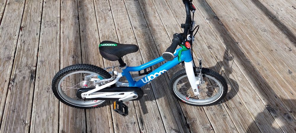 Woom 2 Original Kindervelo blau 14 Zoll | Kaufen auf Ricardo
