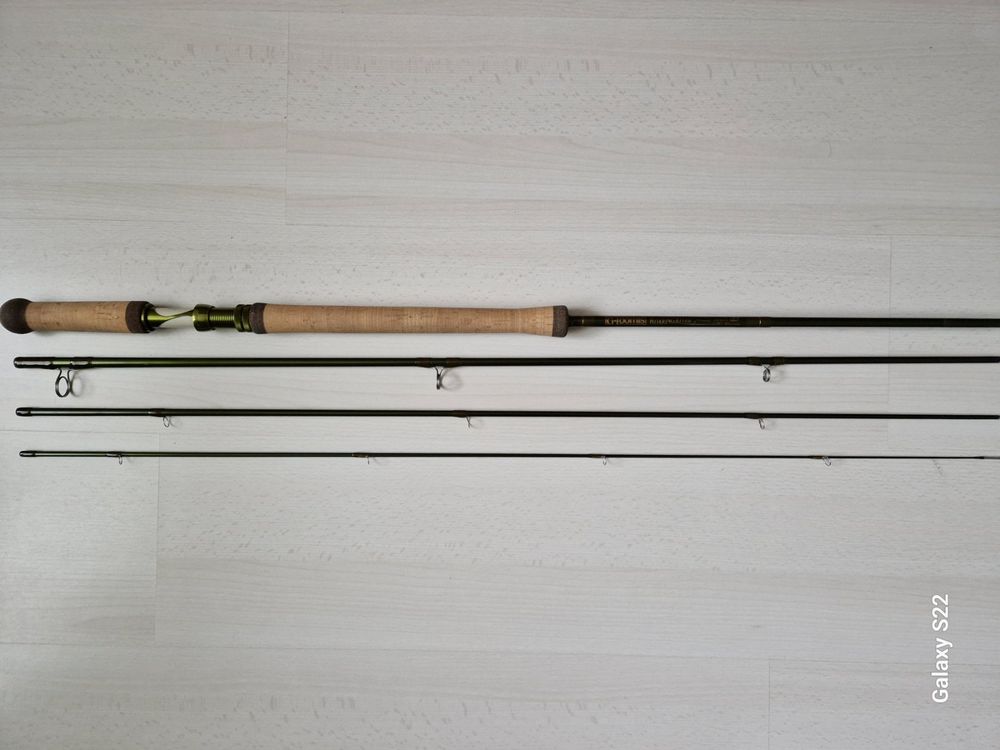 Switch-Fliegenrute G-Loomis Roaring River GLX 11' #7 + Rolle (Neu ...