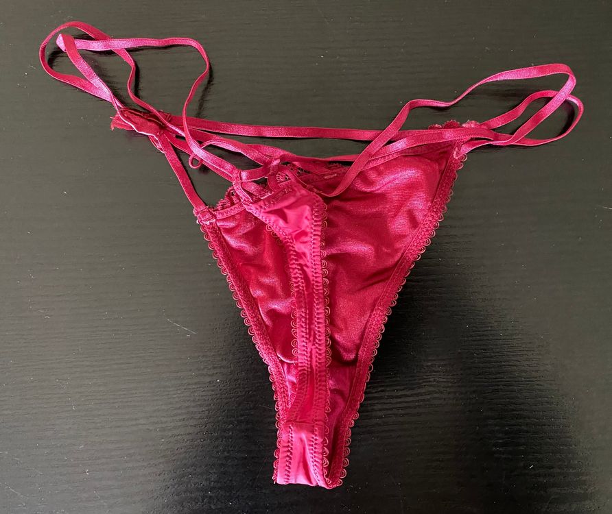 Slip Tanga String rot M culotte mutandine string panty (P3) (Gebraucht) in Oftringen für CHF 20 ...