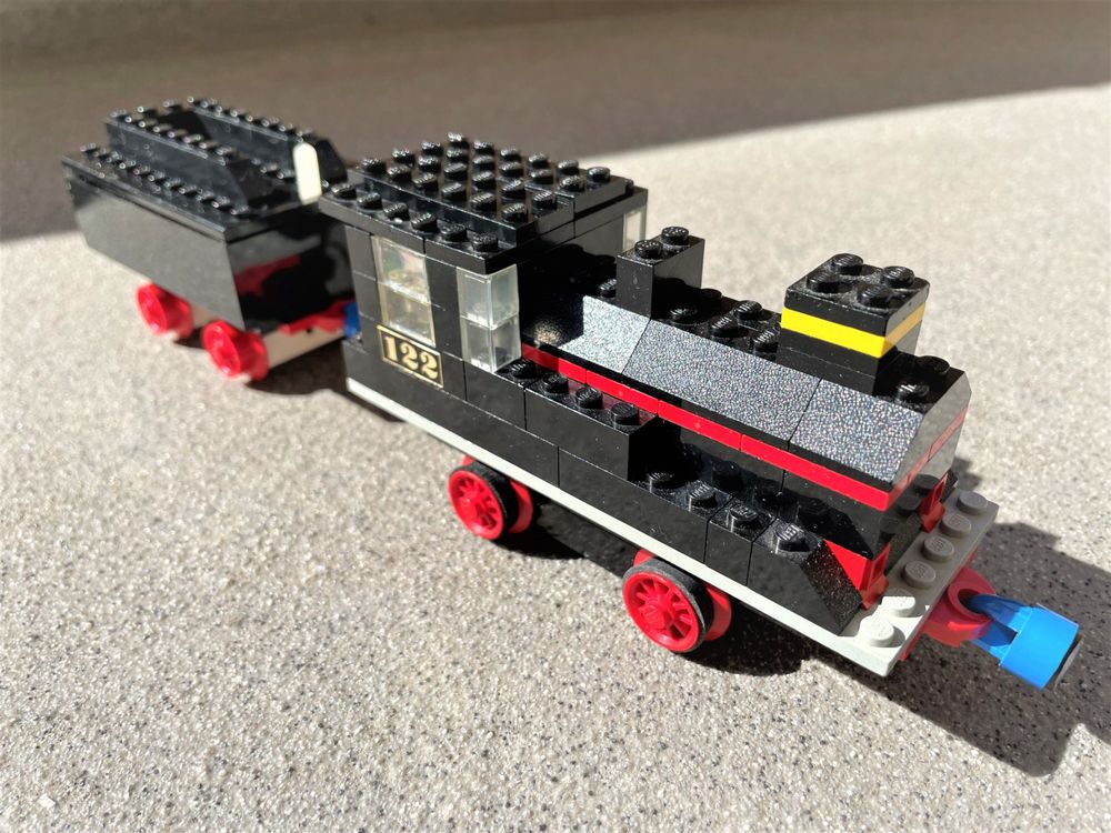 RAR LEGO Eisenbahn # 122 Lok und Tender 4,5V von 1969 (Neu (gemäss ...