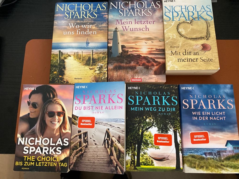 7 Liebesromane von Nicholas Sparks | Kaufen auf Ricardo