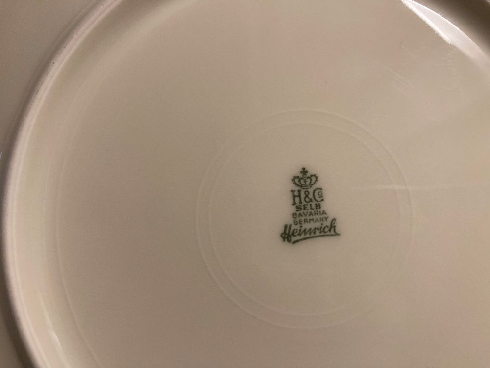 Vintage Porzellan Set H&C Heinrich Selb Bavaria 8-tlg (Gebraucht) in Luzern für CHF 35 – mit ...
