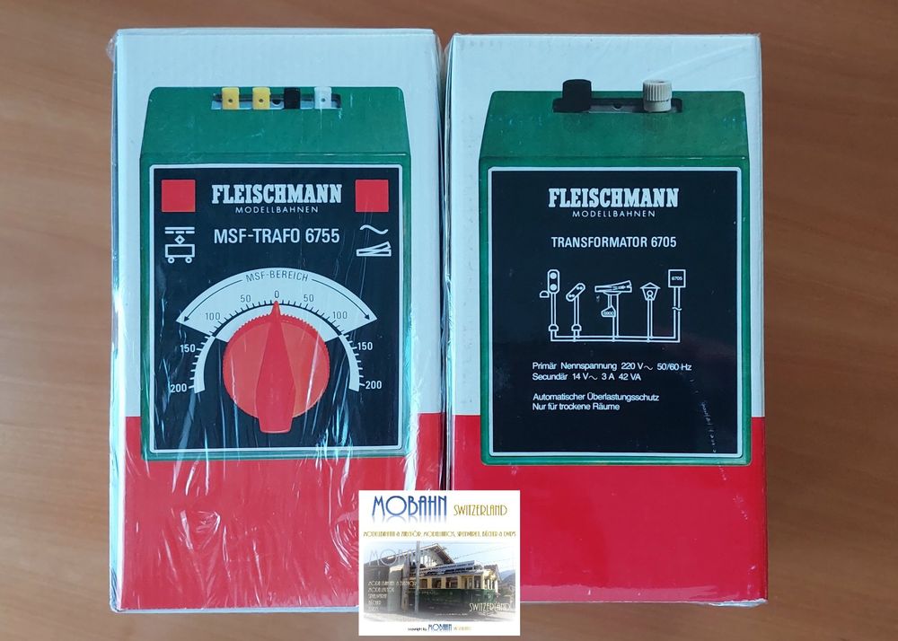 Fleischmann 6705 / 6755 - Licht Trafo / MSF Trafo - Set | Acheter sur ...