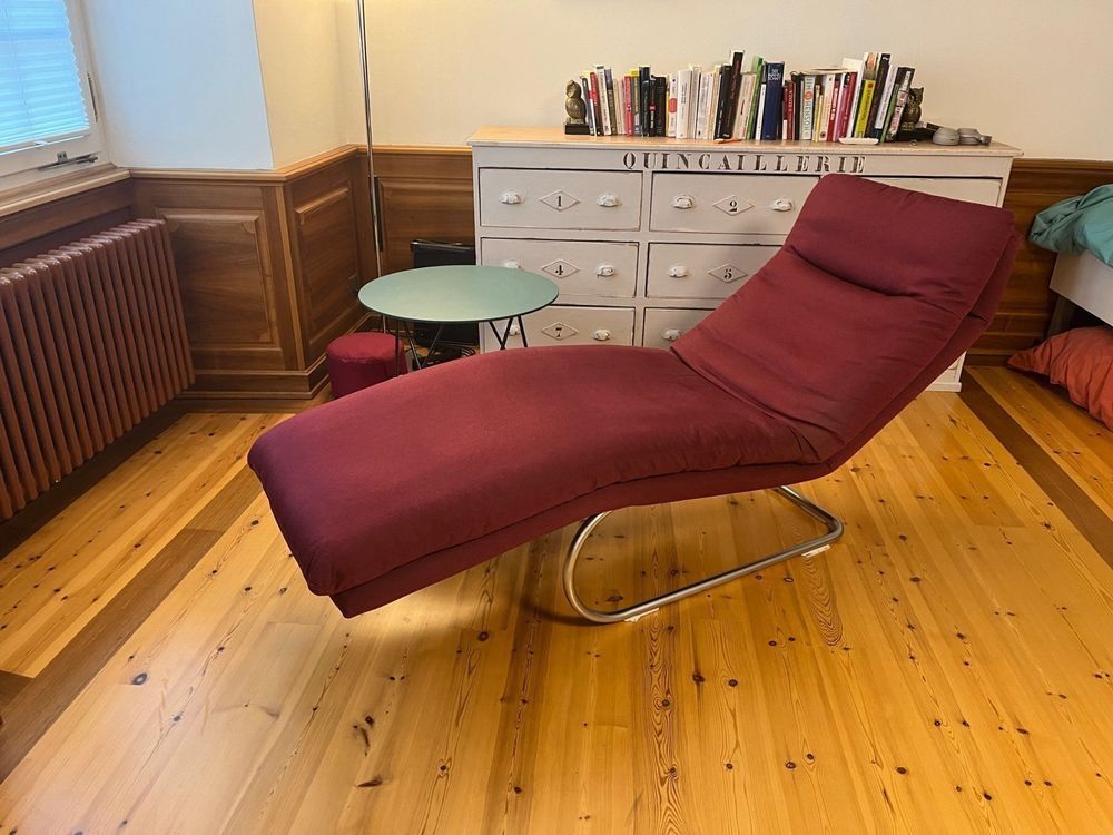 Schöne Designerliege Jill, Willi Schilling, Plum/Bordeaux | Kaufen auf ...
