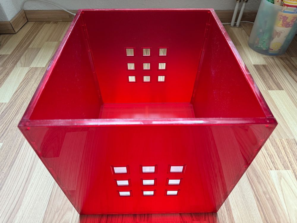 Ikea Regal-Einsatz Lekman rot (Gebraucht) in Rorschacherberg für CHF 1 ...