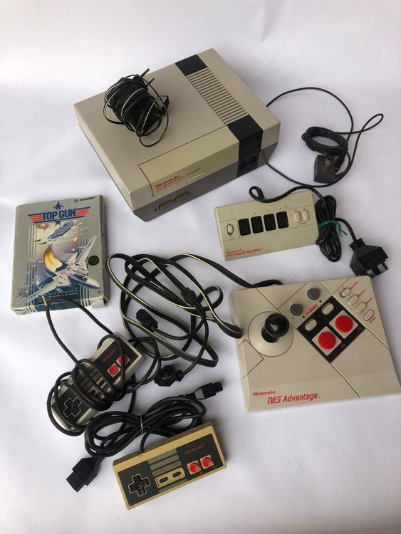 original Nintendo NES Konsole & Game Top Gun ++ Zubehör ++ | Kaufen auf ...