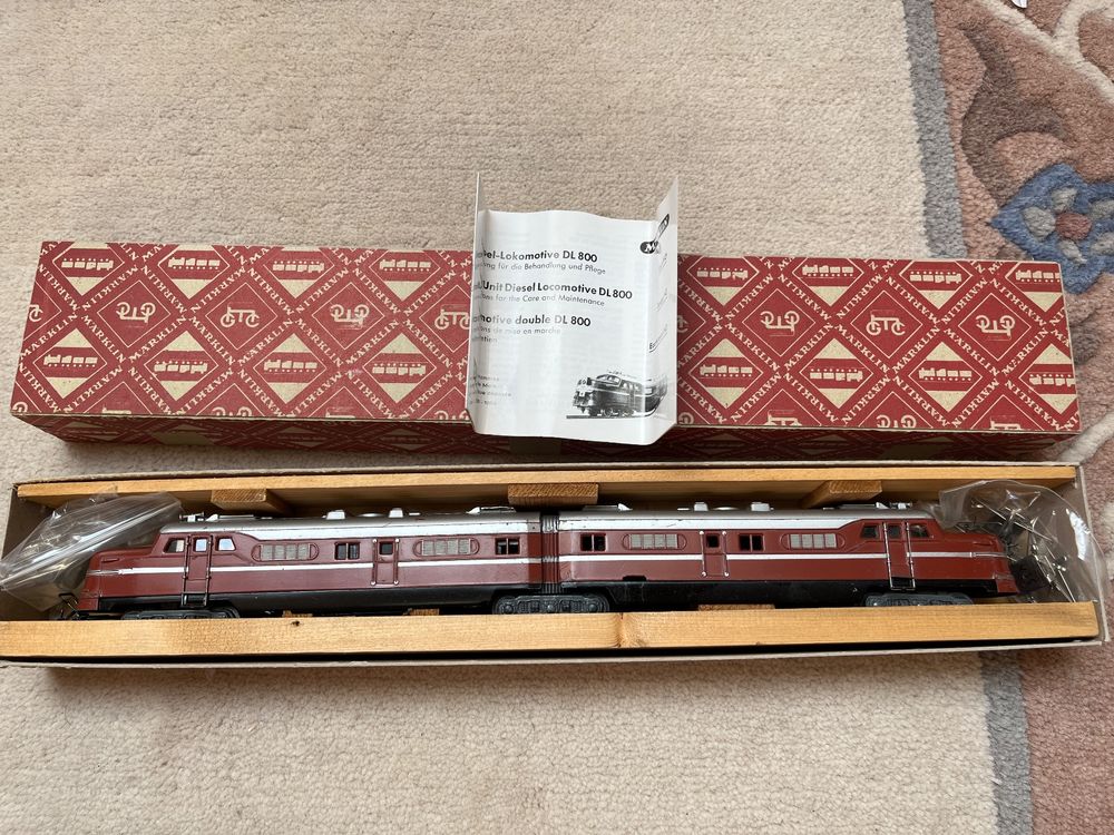 Märklin DL 800 Doppellokomotive braun 1955 DL800 guter Zusta (Gebraucht ...
