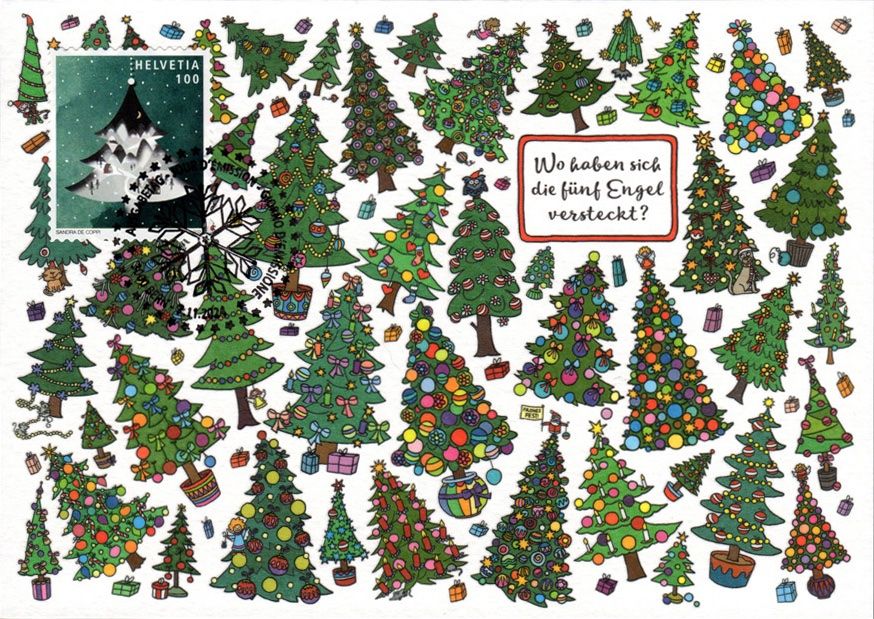 Maximumkarte Weihnachten 2024 - Tannenbaum (Neu (gemäss Beschreibung)) in Dottikon für CHF 4 ...