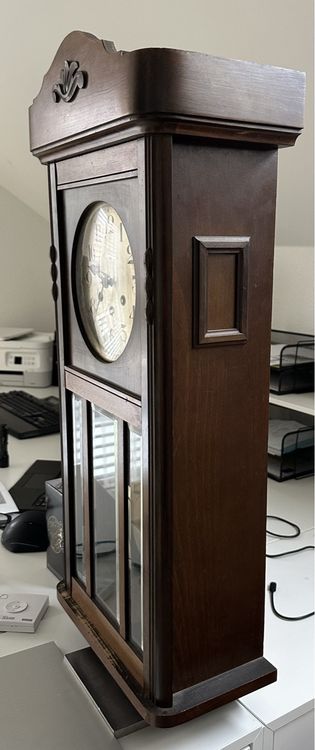 Gustav Becker RA Regulator Pendel Schlagwerk Wanduhr (Gebraucht) in Lampenberg für CHF 69 – nur ...