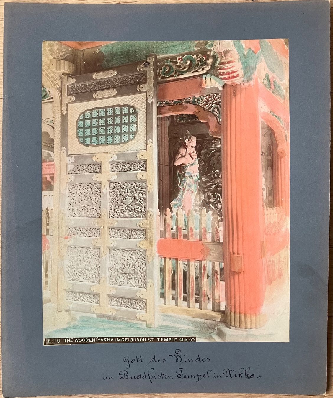 Albumin-Foto Japan - Buddha in Nikko um 1880 - ca. 25 x 20 (Gebraucht ...