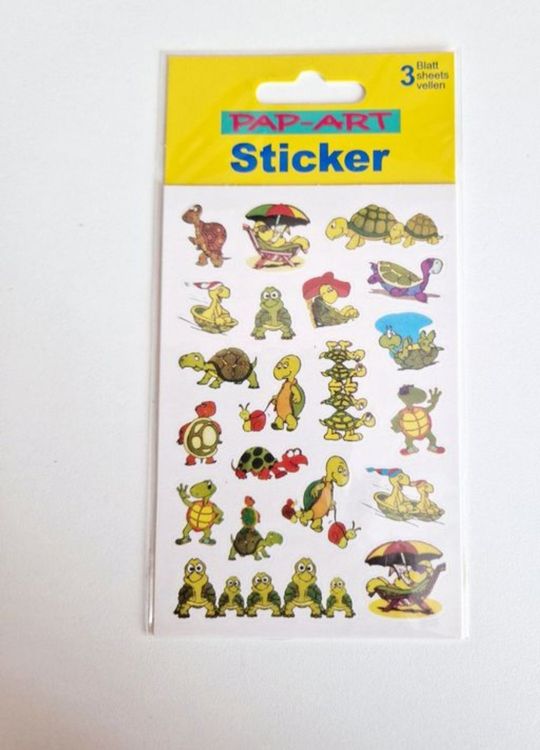 Adventskalender Krimskram Stickers Schildkröte (Neu und ...