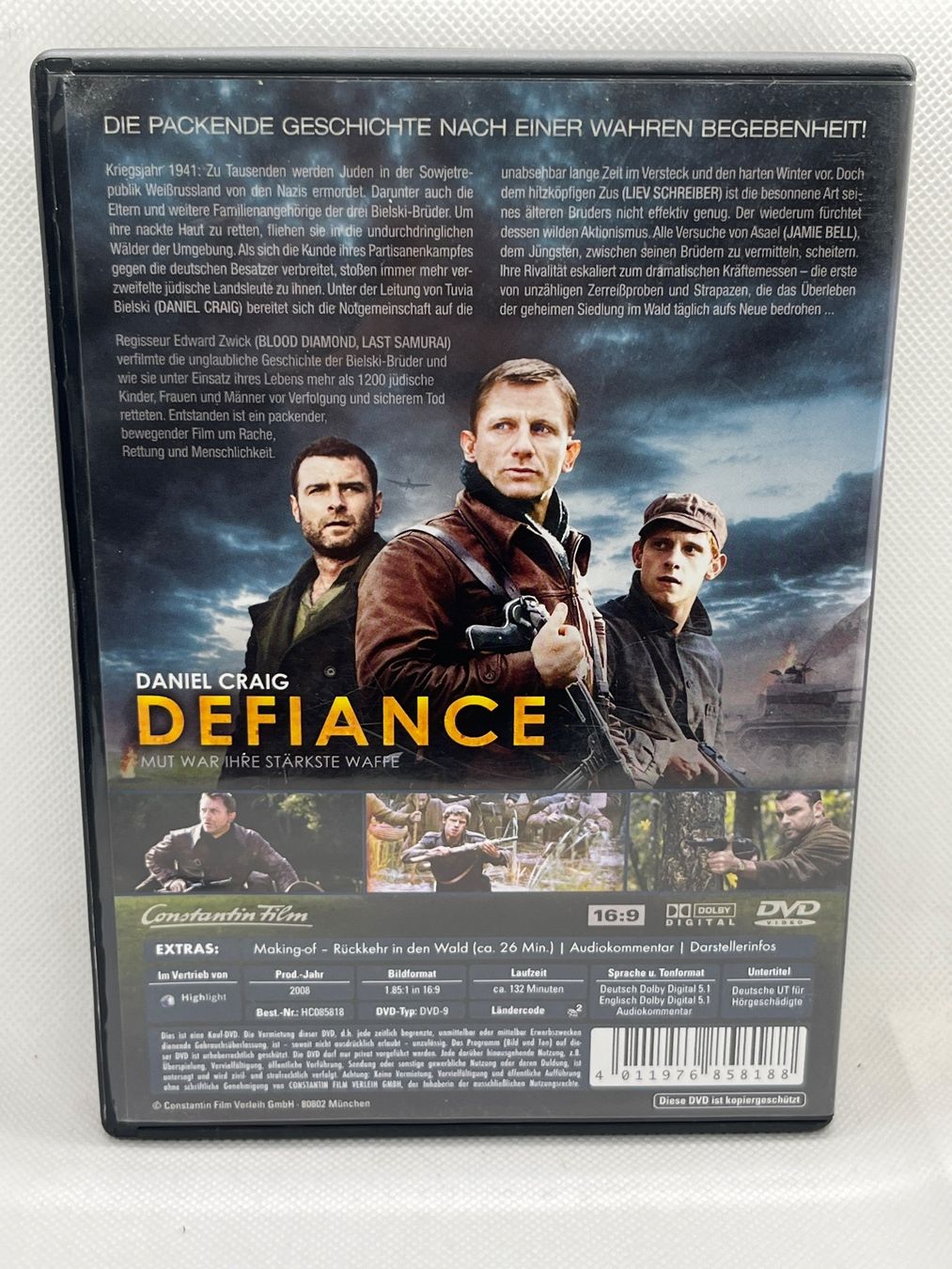 Daniel Craig - Defiance DVD (Gebraucht) in Hinterkappelen für CHF 0.5 ...