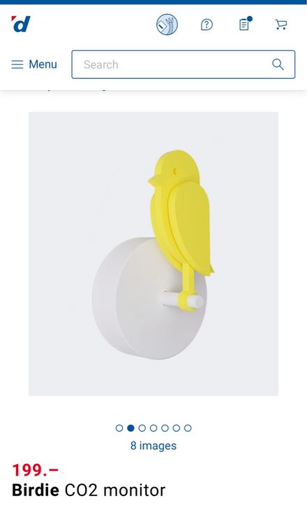 Canairi CO2 Monitor - Yellow Birdie - Neu zu Verkaufen (Neu und ...