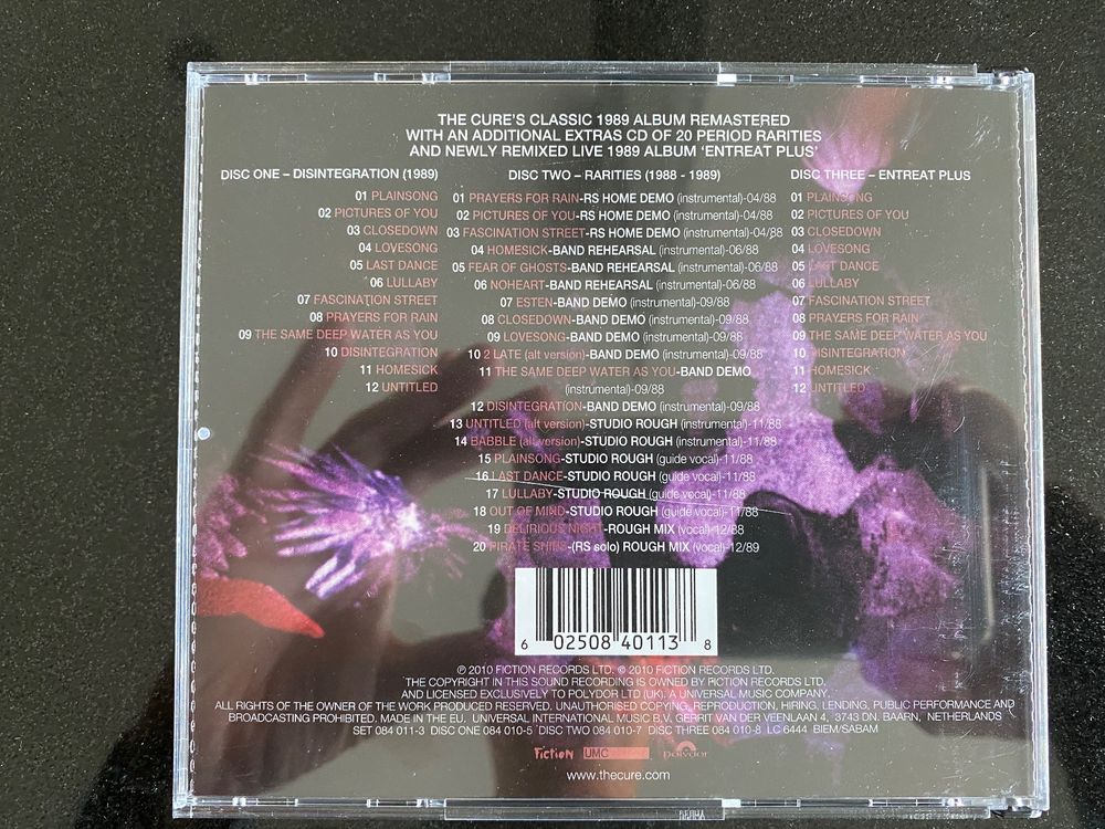 The Cure - Disintegration Deluxe 3 CD Box Set (Gebraucht) in Oetwil an ...