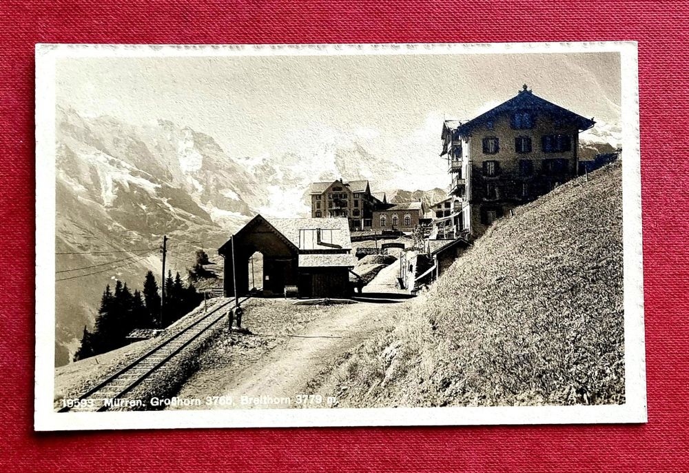 Mürren - Station - Mürrenbahn - Eisenbahngeleise (Gebraucht) in ...