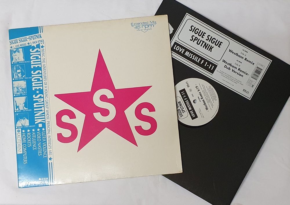 2x Vinyl Sigue Sigue Sputnik Love Missile F1-11 | Kaufen auf Ricardo