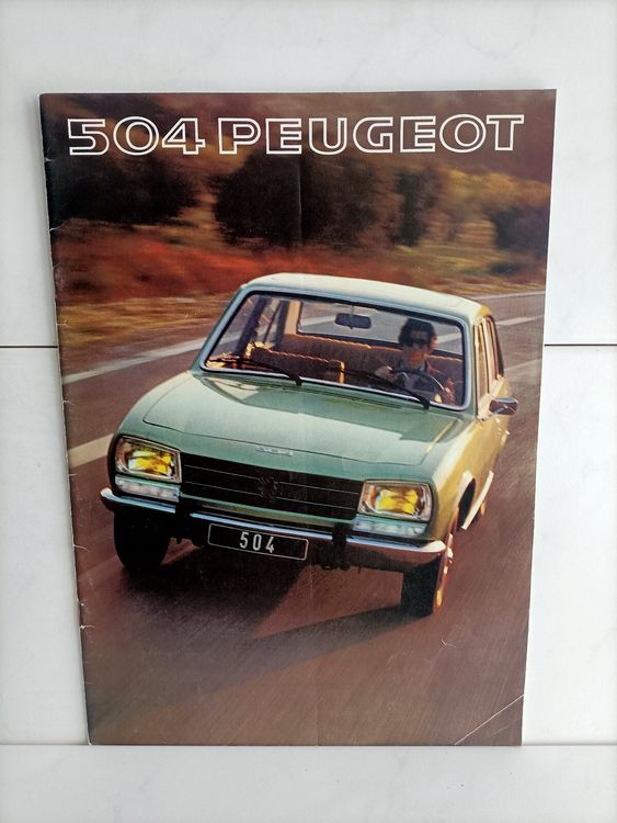 Brochure Catalogue Peugeot 504 1977 L/GL/TI (PP892) (D'occasion) à ...