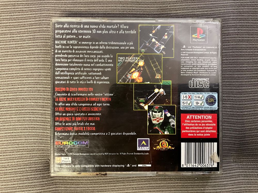 Machine Hunter Ps1 (Gebraucht) in Giubiasco für CHF 30 – mit Lieferung ...