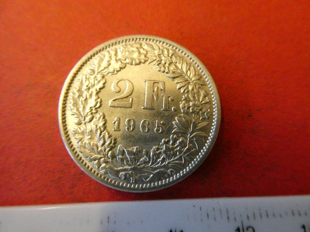 Schweiz 1965, 2 Franken - Silber | Kaufen auf Ricardo