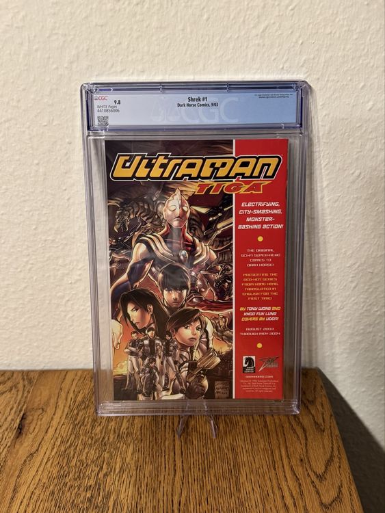 Shrek #1 CGC 9.8 WHITE PAGES direct Edition Dark Horse Comic (Neu und ...