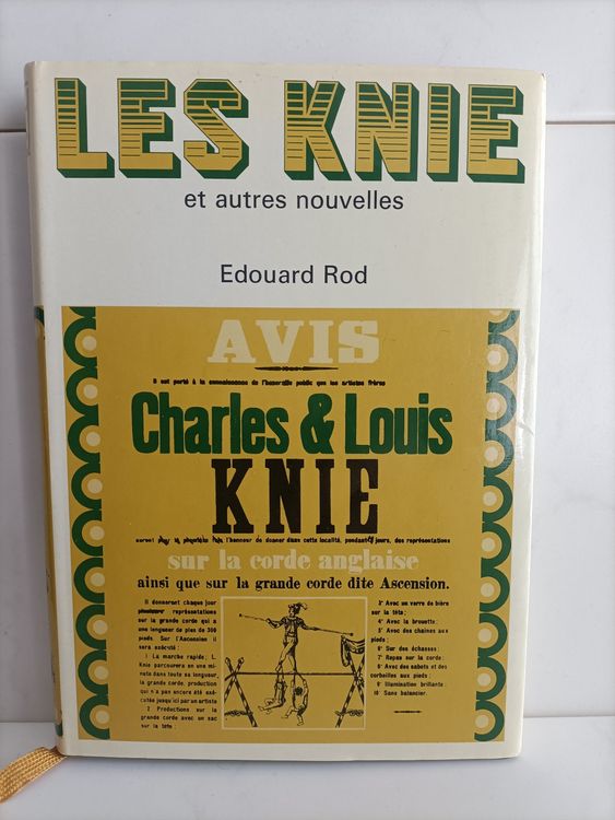 Les Knie et autres nouvelles / Edouard Rod / Le livre du moi | Acheter ...