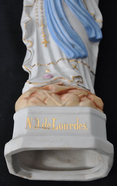 Statue N.D.de Lourdes und 2 Engel ca.80 Jahre alt, intakt! (Gebraucht ...