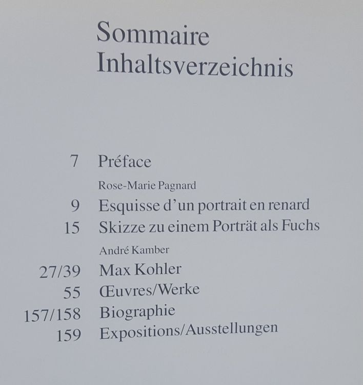 Solothurner Künstler: Max Kohler: zum 70. Geburtstag 1989 (Gebraucht) in Bern für CHF 19.9 – mit ...