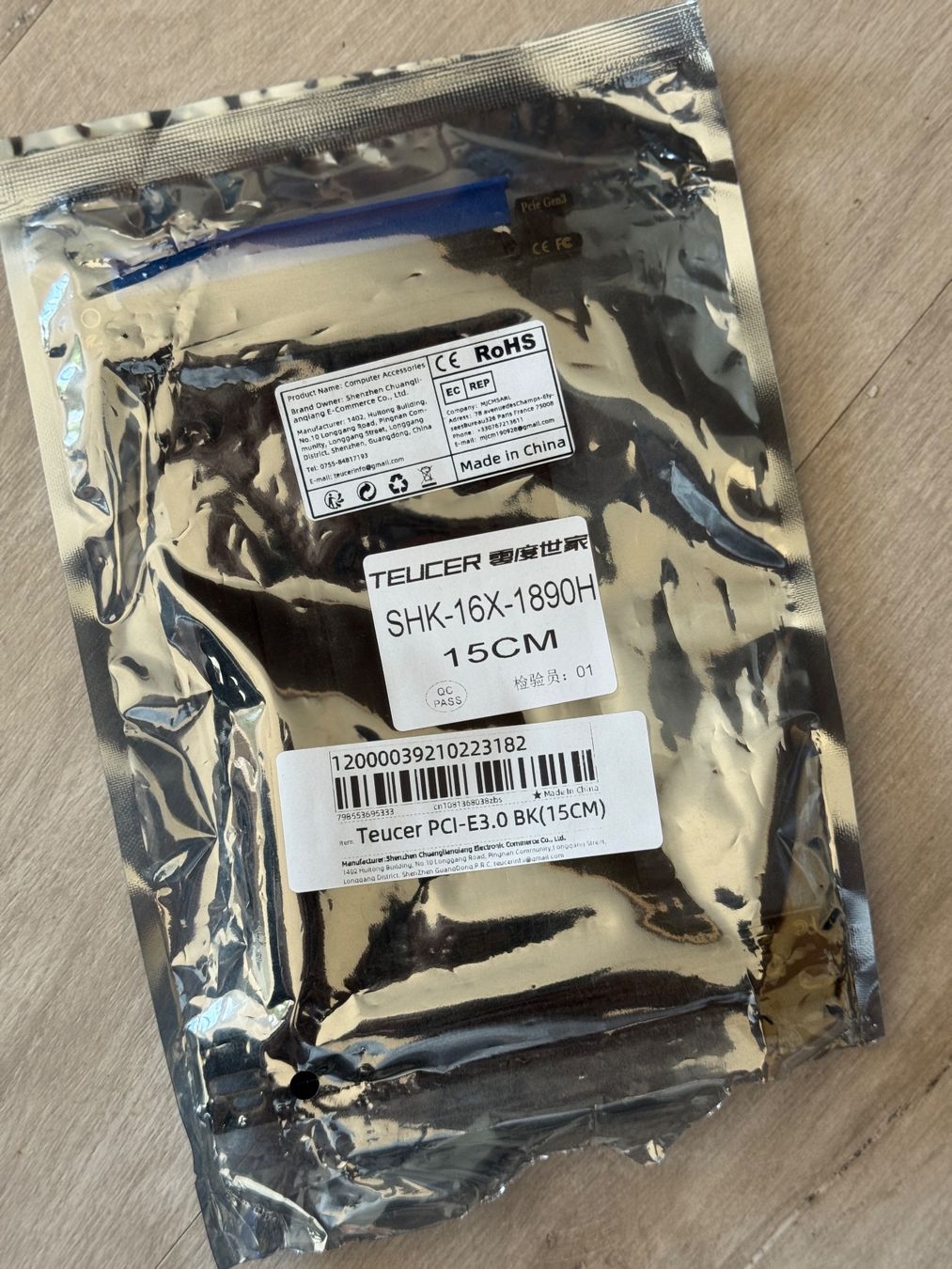 PCI-E 3.0 Riser Cable Video Card Extension (Gebraucht) in Neuchatel für ...