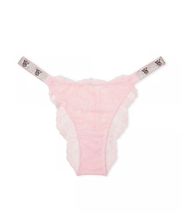 Victoria’s Secret Shine Strap Brazilian Lace Panty M NEW (Neu und ...