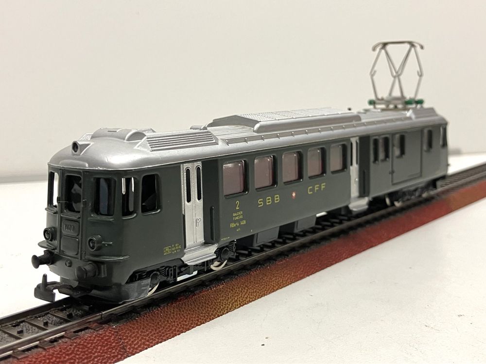Hag 150 digital: älterer Triebwagen SBB RBe 4/4 1408 - Guss | Kaufen auf Ricardo