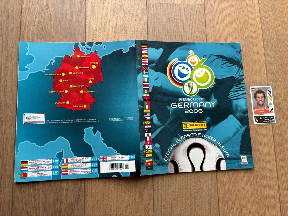 Panini Album WM 2006 KOMPLETT + Jens Lehmann - Bestellschein (Gebraucht ...