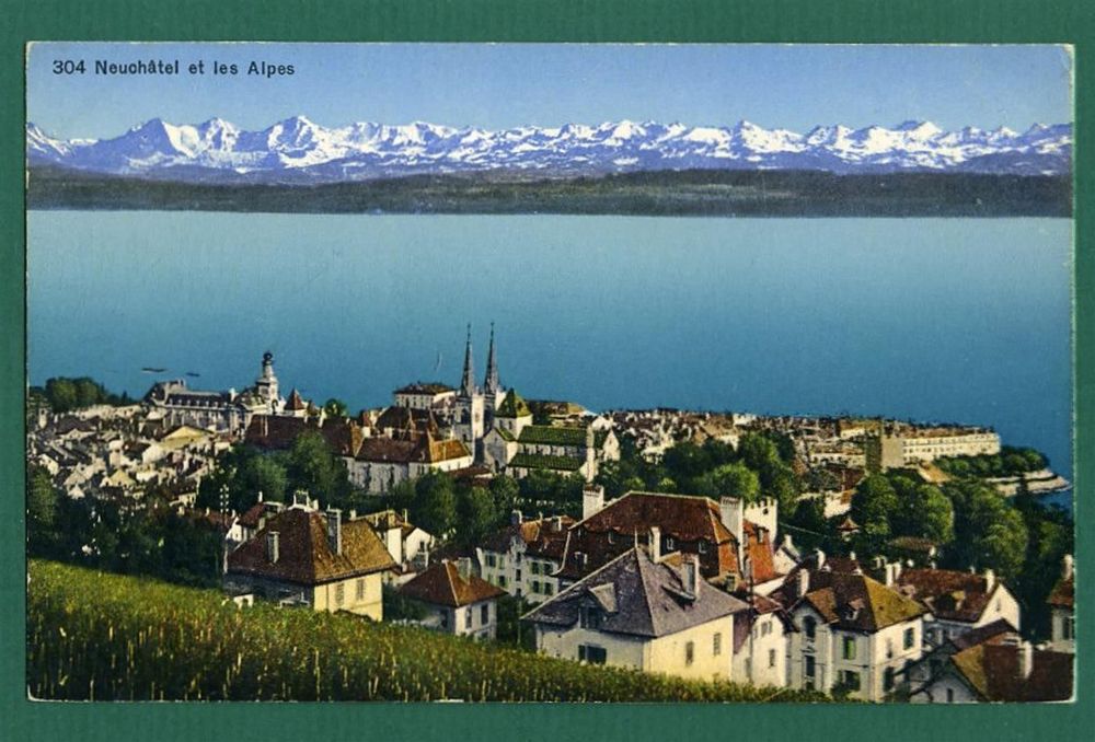 Neuchâtel et les Alpes, ca. 1920 (Gebraucht) in Sargans für CHF 1 – mit Lieferung auf Ricardo kaufen