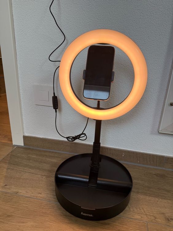 Hama Ringlicht mit Stativ, für perfekte Fotos📸 (Neu (gemäss ...
