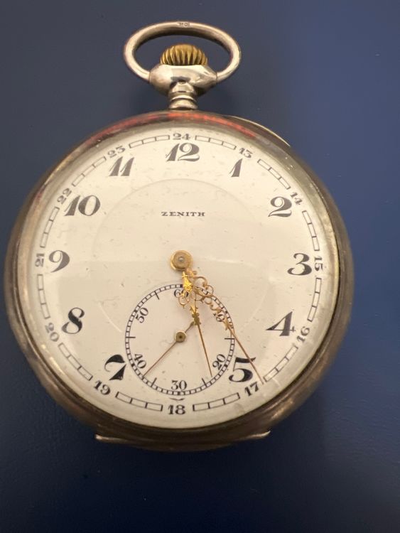 Zenith Taschenuhr echt Silber 51 mm | Kaufen auf Ricardo
