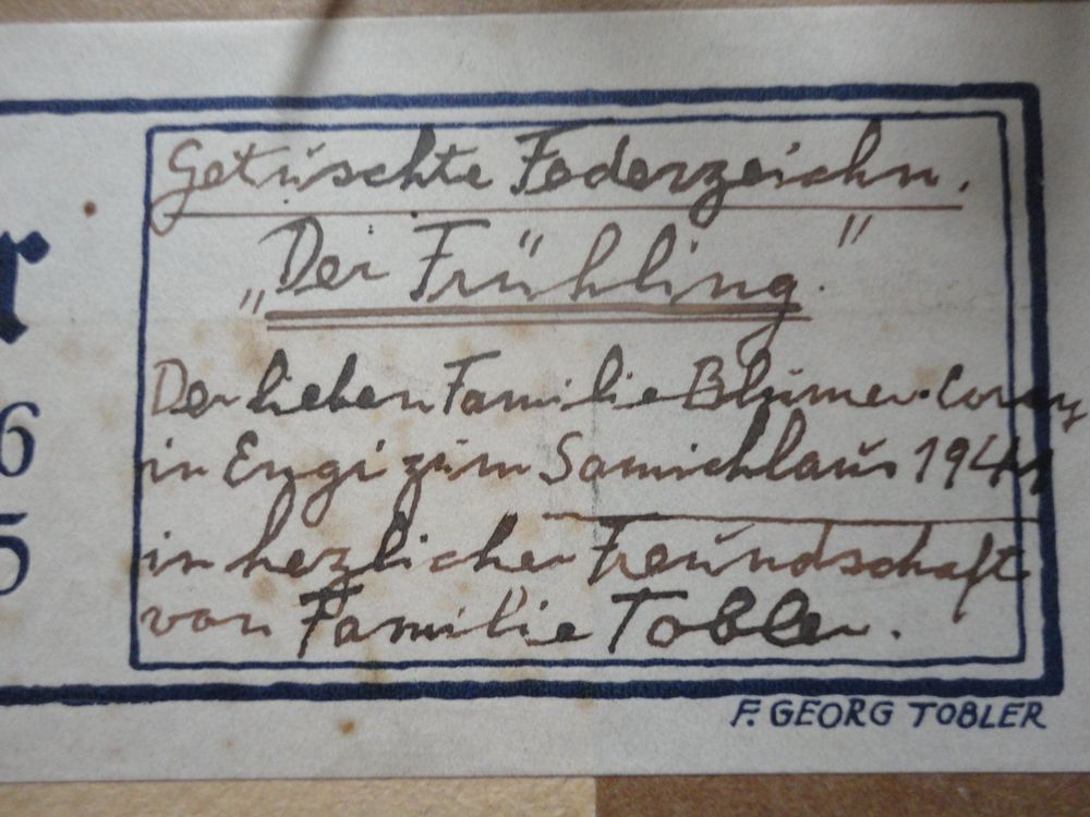 Originalzeichnung Victor Tobler | Kaufen auf Ricardo