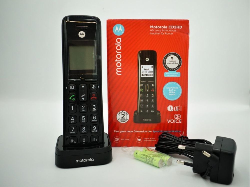 MOTOROLA festnetz tel CD2HD neu system DECT - Fritz MODEM (Neu und ...