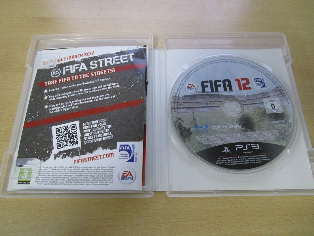 FIFA 12 FIFA12 EA Sports Fifa12 Playstation 3 PS3 (Gebraucht) in Goldau ...