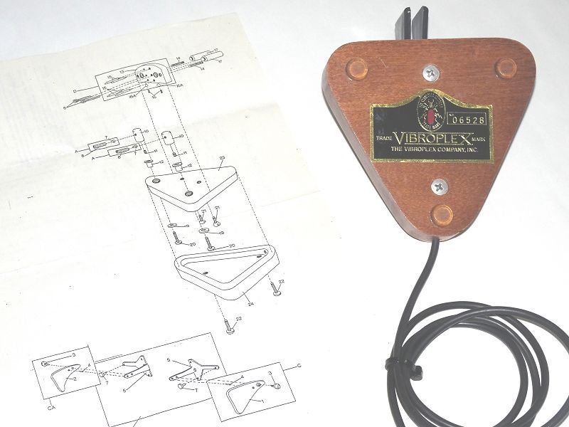 Vibroplex Brass Racer Iambic Paddle | Kaufen auf Ricardo