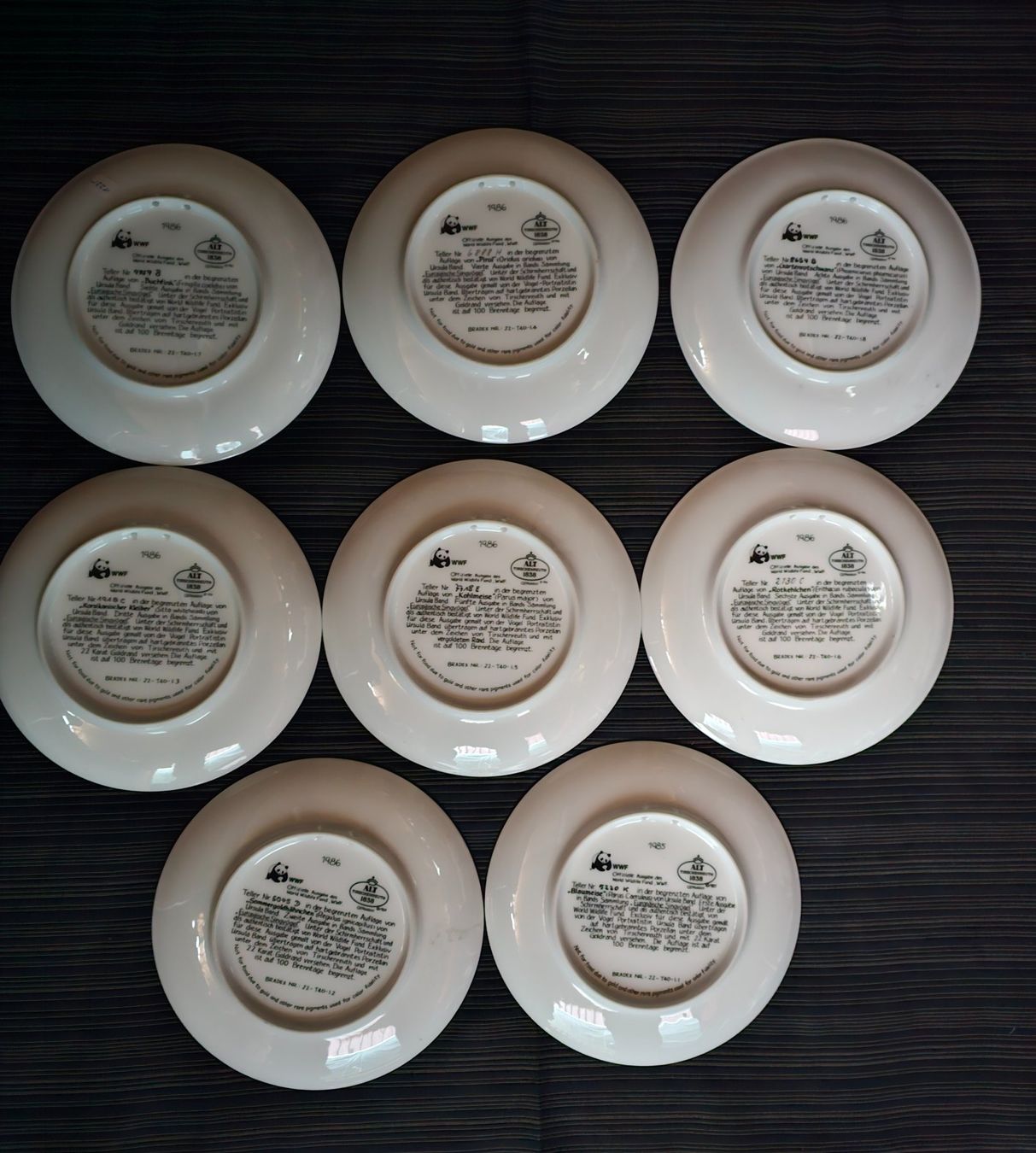 URSULA VAND EURPÄISCHE SINGVÖGEL GANZE SERIE 8 STÜCK (Gebraucht) in Schönenwerd für CHF 48 – nur ...