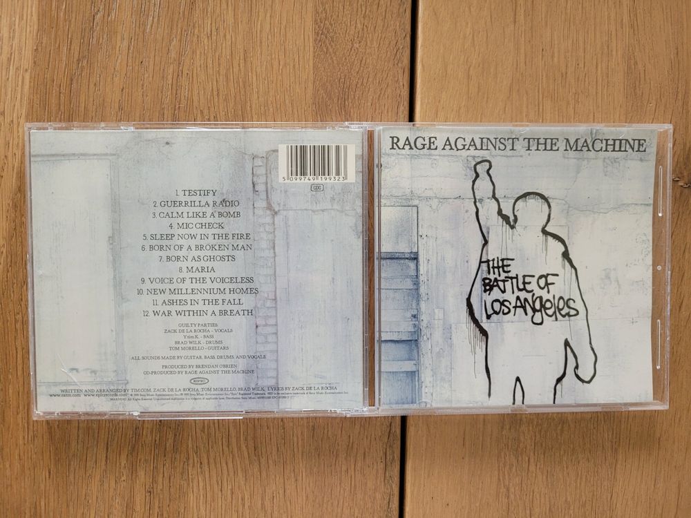 CD Rage Against The Machine - The Battle Of Los Angeles,1999 (Gebraucht ...