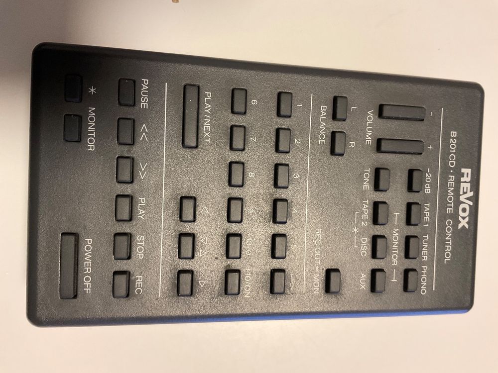 ReVox B 201 Remote Control | Kaufen auf Ricardo