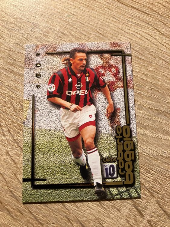 Panini Card Roberto Baggio 1999 Limited Edition AC Milan 32 (Neu ...