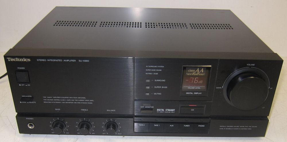 Technics Verstärker SU-X880 Class AA (Gebraucht) in Männedorf für CHF ...