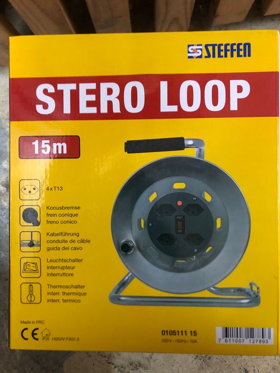 Steffen stero loop Kabelrolle 15 m Kabeltrommel (Neu und originalverpackt) in Nottwil für CHF 28 ...