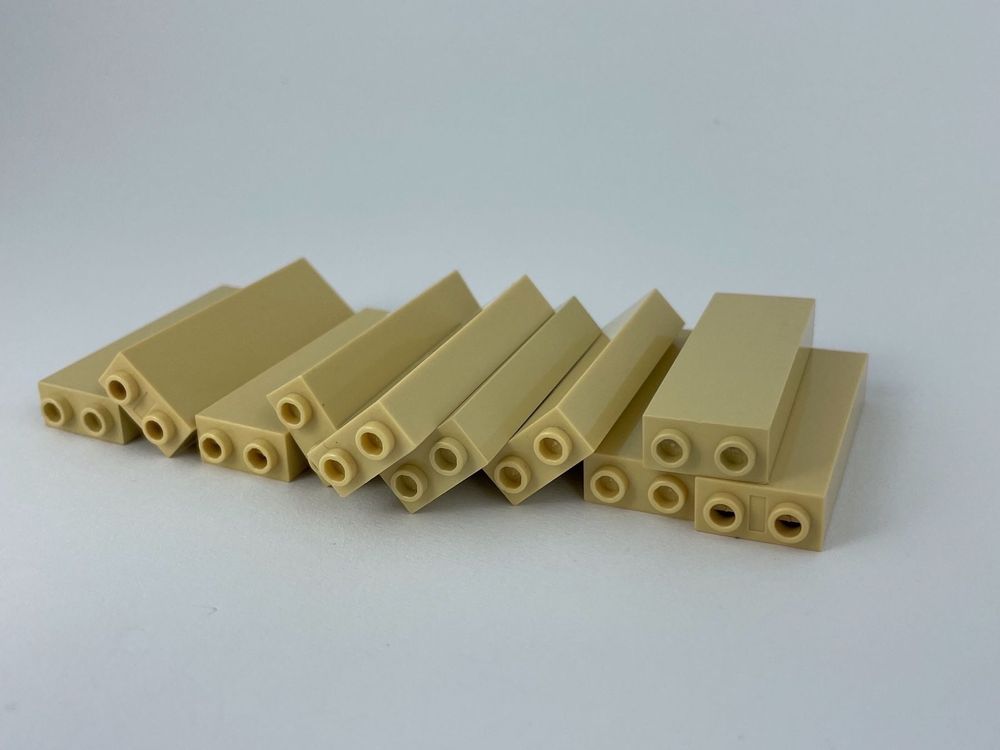 Lego Basic Brick / Baustein 1x2x5 2454 tan/ beige 10 Stück | Kaufen auf ...