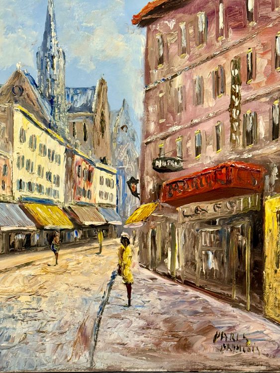 Alte Pariser Straßenszene Signiert (D'occasion) à Root pour CHF 30 – avec livraison | Acheter ...