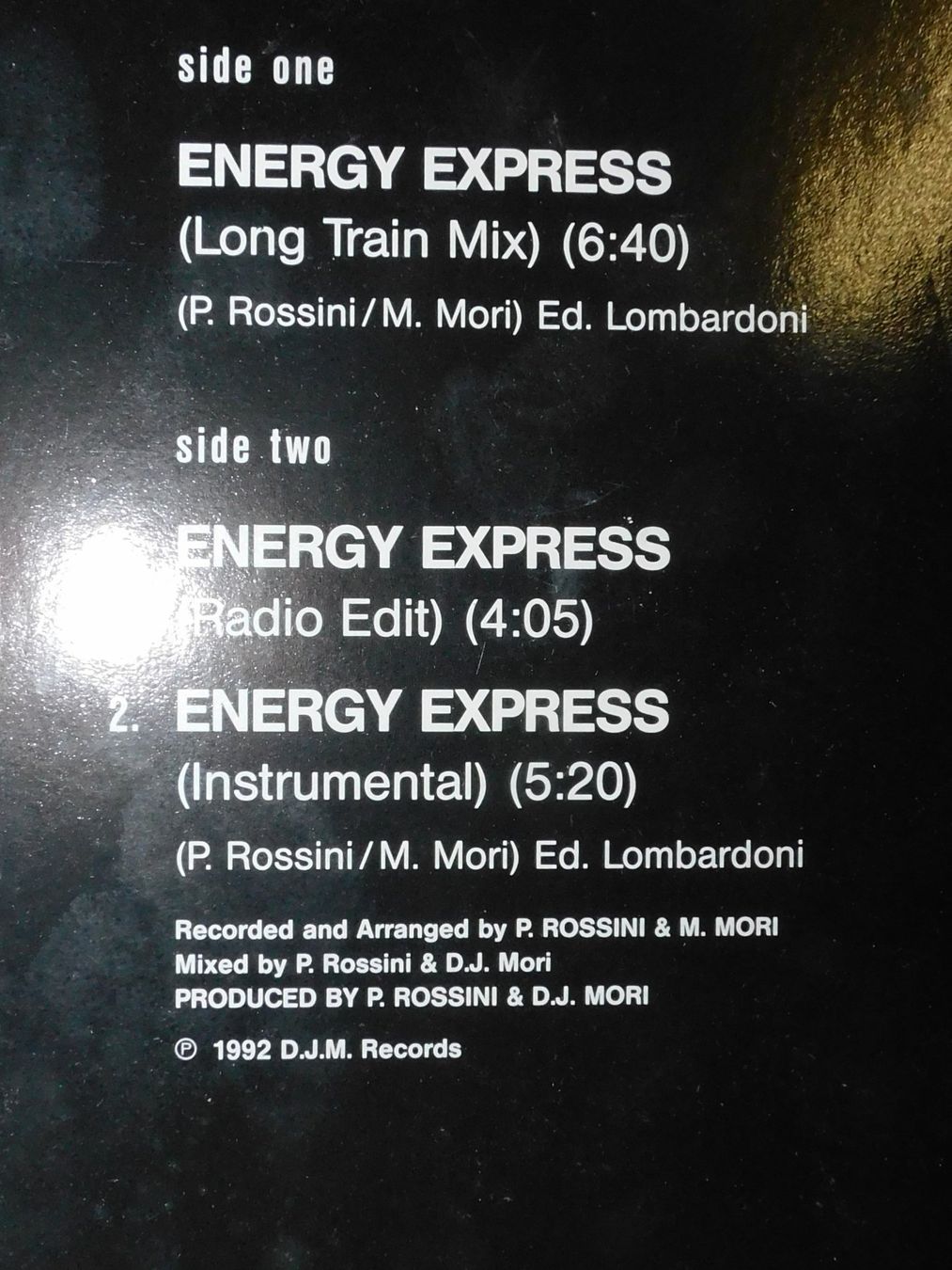 LP Schallplatte Train Mix 1992 - Remix House Techno Trans (Gebraucht ...